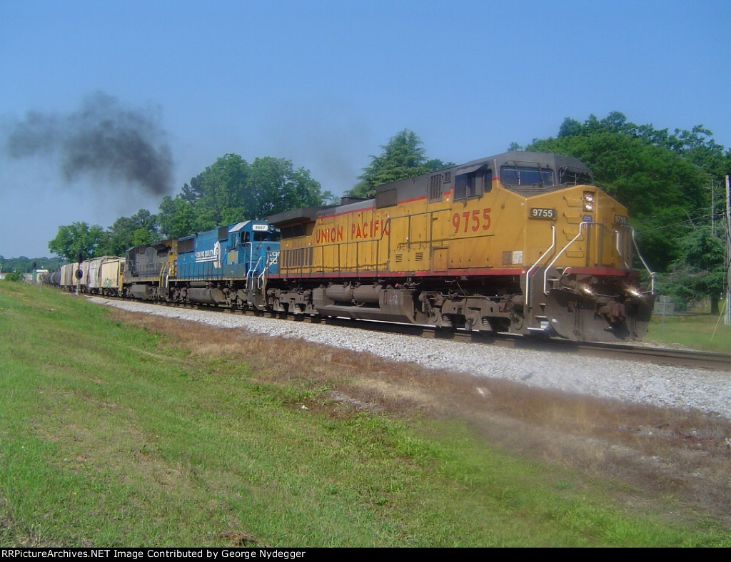 Mixed freight train